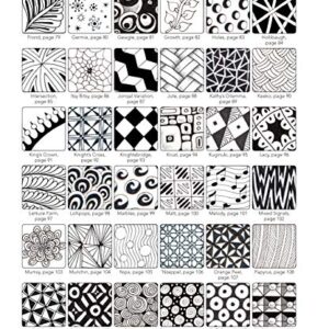 Joy of Zentangle: Drawing Your Way to Increased Creativity, Focus, and Well-Being (Design Originals) Instructions for 101 Tangle Patterns from CZTs Suzanne McNeill, Sandy Steen Bartholomew, & More