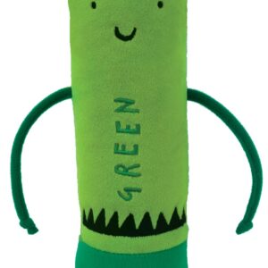 MerryMakers The Day The Crayons Quit Green Plush Toy,0 months to 100 months 12-Inch