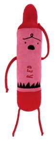 merrymakers the day the crayons quit red soft plush crayon toy, 12-inch, from drew daywalt and oliver jeffer's the day the crayon's quit book series