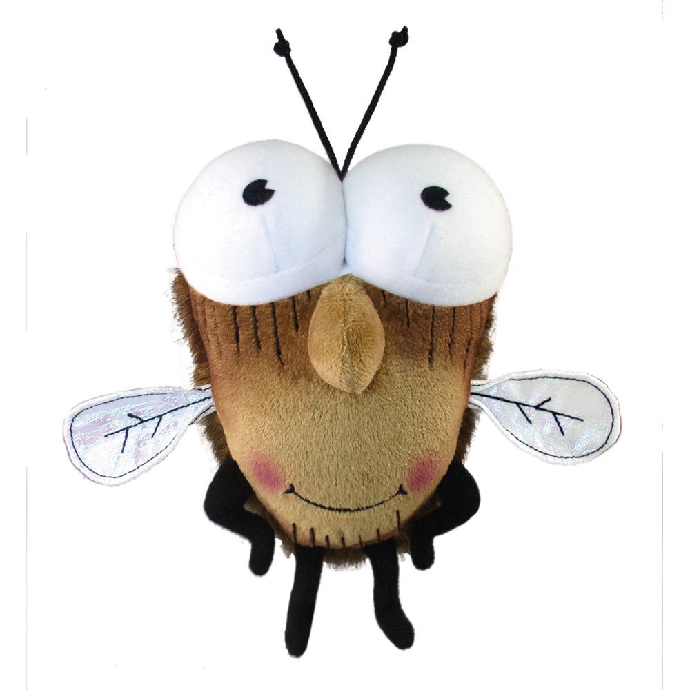 MerryMakers Fly Guy Plush Toy, 8-Inch , Brown