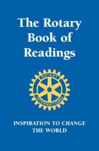 rotary book of readings: inspiration to change the world