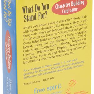 What Do You Stand For? Character Building Card Game