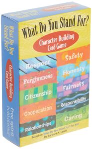 what do you stand for? character building card game