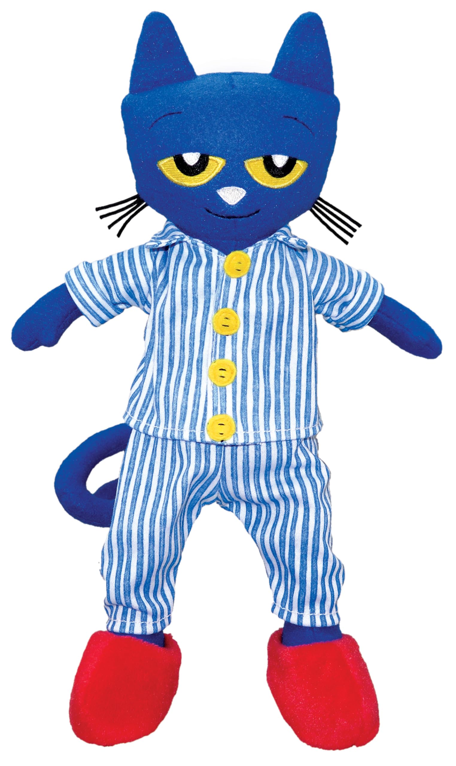 MerryMakers Pete the Cat Bedtime BluesPlush Doll, 14.5-Inch