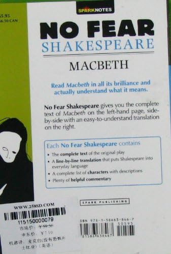 Macbeth: No Fear Shakespeare Side-by-Side Plain English