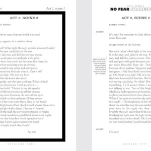 Romeo and Juliet: No Fear Shakespeare Side-by-Side Plain English