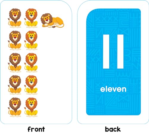 School Zone Numbers Flash Cards: Toddler, Preschool, Kindergarten, Learn Math, Addition, Subtraction, Numerical Order, Counting, Problem Solving, and More