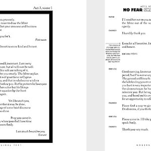 Othello: No Fear Shakespeare Side-by-Side Plain English (Volume 9)