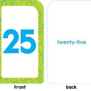 School Zone Numbers Flash Cards: Toddler, Preschool, Kindergarten, Learn Math, Addition, Subtraction, Numerical Order, Counting, Problem Solving, and More