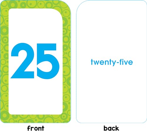 School Zone Numbers Flash Cards: Toddler, Preschool, Kindergarten, Learn Math, Addition, Subtraction, Numerical Order, Counting, Problem Solving, and More