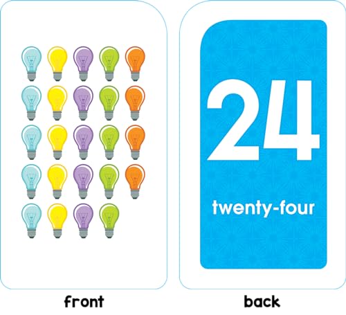 School Zone Numbers Flash Cards: Toddler, Preschool, Kindergarten, Learn Math, Addition, Subtraction, Numerical Order, Counting, Problem Solving, and More