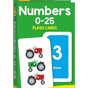 School Zone Numbers Flash Cards: Toddler, Preschool, Kindergarten, Learn Math, Addition, Subtraction, Numerical Order, Counting, Problem Solving, and More