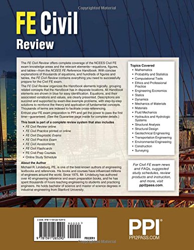 PPI FE Civil Review – A Comprehensive FE Civil Review Manual