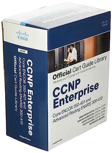 CCNP Enterprise Core ENCOR 350-401 and Advanced Routing ENARSI 300-410 Official Cert Guide Library