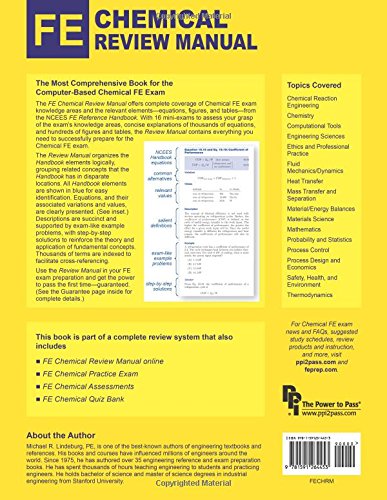 PPI FE Chemical Review Manual – Comprehensive Review Guide for the NCEES FE Chemical Exam