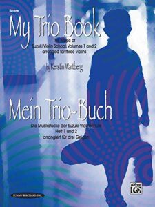 my trio book (mein trio-buch) (suzuki violin volumes 1-2 arranged for three violins): score