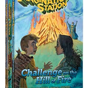 Imagination Station Books 3-Pack: Challenge on the Hill of Fire / Hunt for the Devil's Dragon / Danger on a Silent Night (AIO Imagination Station Books)