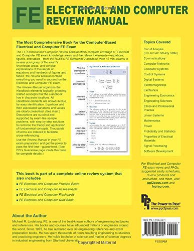 PPI FE Electrical and Computer Review Manual – Comprehensive FE Book for the FE Electrical and Computer Exam