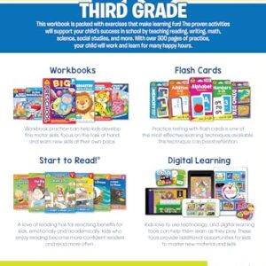 School Zone - Big Third Grade Workbook - 320 Pages, Ages 8 to 9, 3rd Grade, Reading, Writing, Math, Science, History, Social Science, Critical Thinking, and More (School Zone Big Workbook Series)