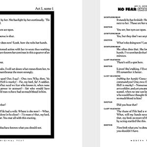 Macbeth: No Fear Shakespeare Side-by-Side Plain English