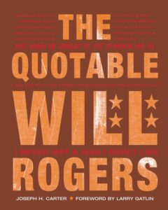 the quotable will rogers