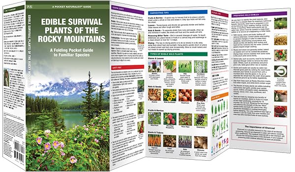 Edible Survival Plants of the Rocky Mountains: A Folding Pocket Guide to Familiar Species (Outdoor Recreation and Survival)