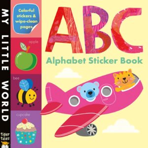 abc alphabet sticker book (my little world)