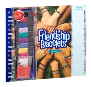 klutz friendship bracelets craft kit multicolored, 10.5" length x 0.69" width x 9" height