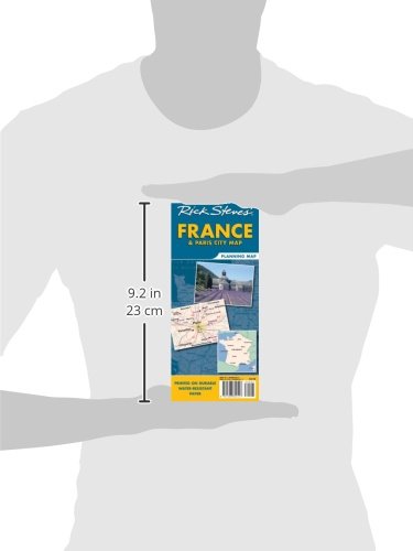 Rick Steves' France and Paris City Map