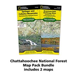 Chattahoochee National Forest [Map Pack Bundle] (National Geographic Trails Illustrated Map)