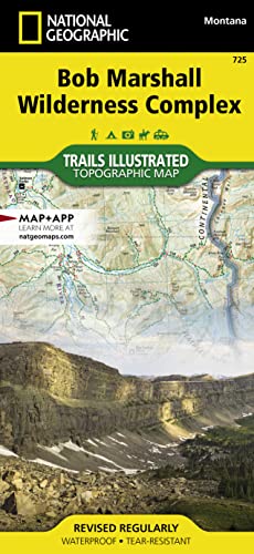 Bob Marshall Wilderness Map (National Geographic Trails Illustrated Map, 725)