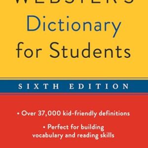 Webster's Dictionary for Students, Sixth Edition, Newest Edition