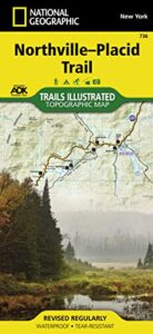 northville-placid trail map (national geographic trails illustrated map, 736)