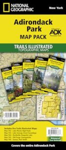 adirondack park [map pack bundle] (national geographic trails illustrated map)