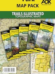 Adirondack Park [Map Pack Bundle] (National Geographic Trails Illustrated Map)