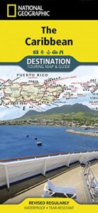 caribbean map (national geographic destination map)