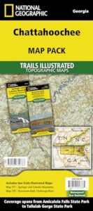 chattahoochee national forest [map pack bundle] (national geographic trails illustrated map)