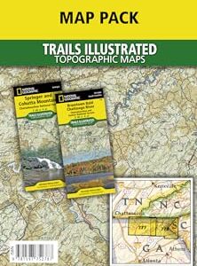 Chattahoochee National Forest [Map Pack Bundle] (National Geographic Trails Illustrated Map)