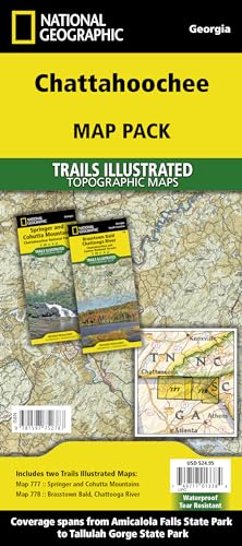 Chattahoochee National Forest [Map Pack Bundle] (National Geographic Trails Illustrated Map)