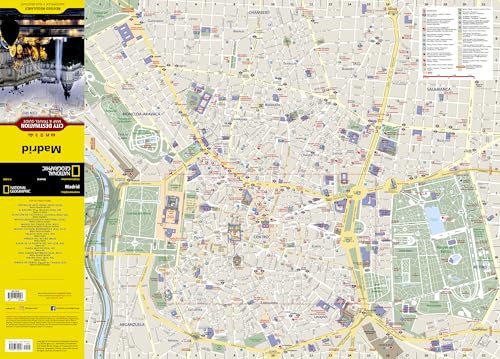 Madrid Map (National Geographic Destination City Map)