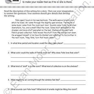 Evan-Moor Daily 6-Trait Writing, Grade 6 Homeschool and Classroom Resource Workbook, Reproducible Worksheets, Teaching Edition, Lesson Plans, Ideas, Organization, Word Choice, Sentence Fluency, Voice