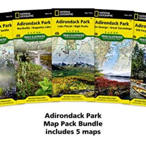 Adirondack Park [Map Pack Bundle] (National Geographic Trails Illustrated Map)