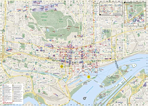 Montreal Map (National Geographic Destination City Map)