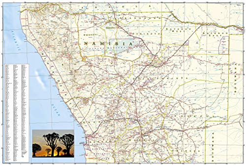 Namibia Map (National Geographic Adventure Map, 3209)