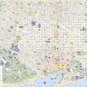 Barcelona Map (National Geographic Destination City Map)