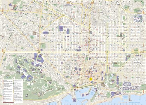 Barcelona Map (National Geographic Destination City Map)