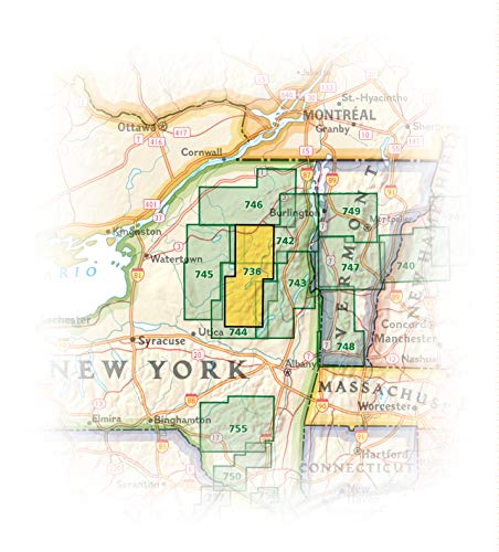 Northville-Placid Trail Map (National Geographic Trails Illustrated Map, 736)