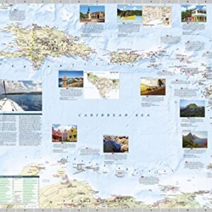 Caribbean Map (National Geographic Destination Map)