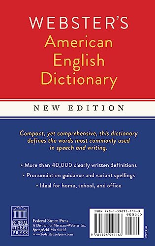 Webster's American English Dictionary, New Edition