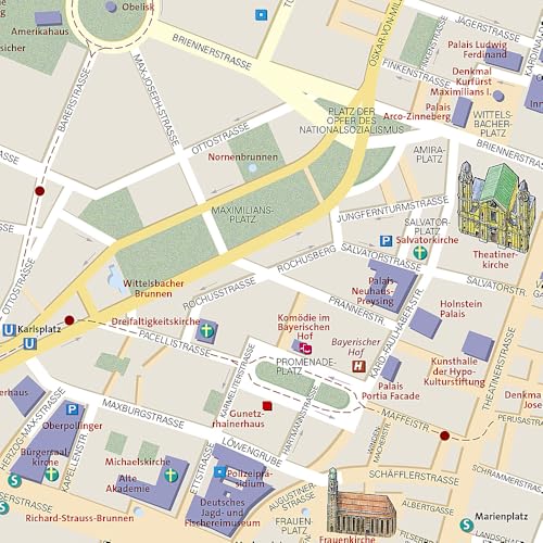 Munich Map (National Geographic Destination City Map)